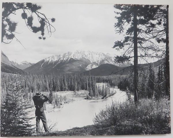Warden along Bow River in Banff Park - sent by Brian Spreadbury - photo ...